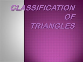 Classification of triangle | PPT