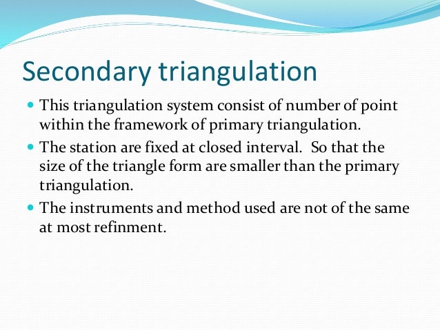 Classification of triangulation