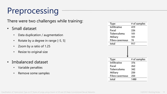 Classification of Tuberculosis Type on CT Scans of Lungs using a fusion of 2D and 3D Deep ...