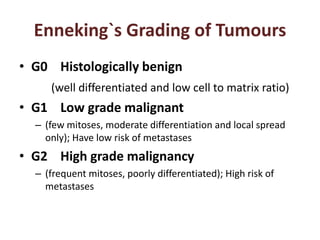 Classification of tumours and general principles of management of ...