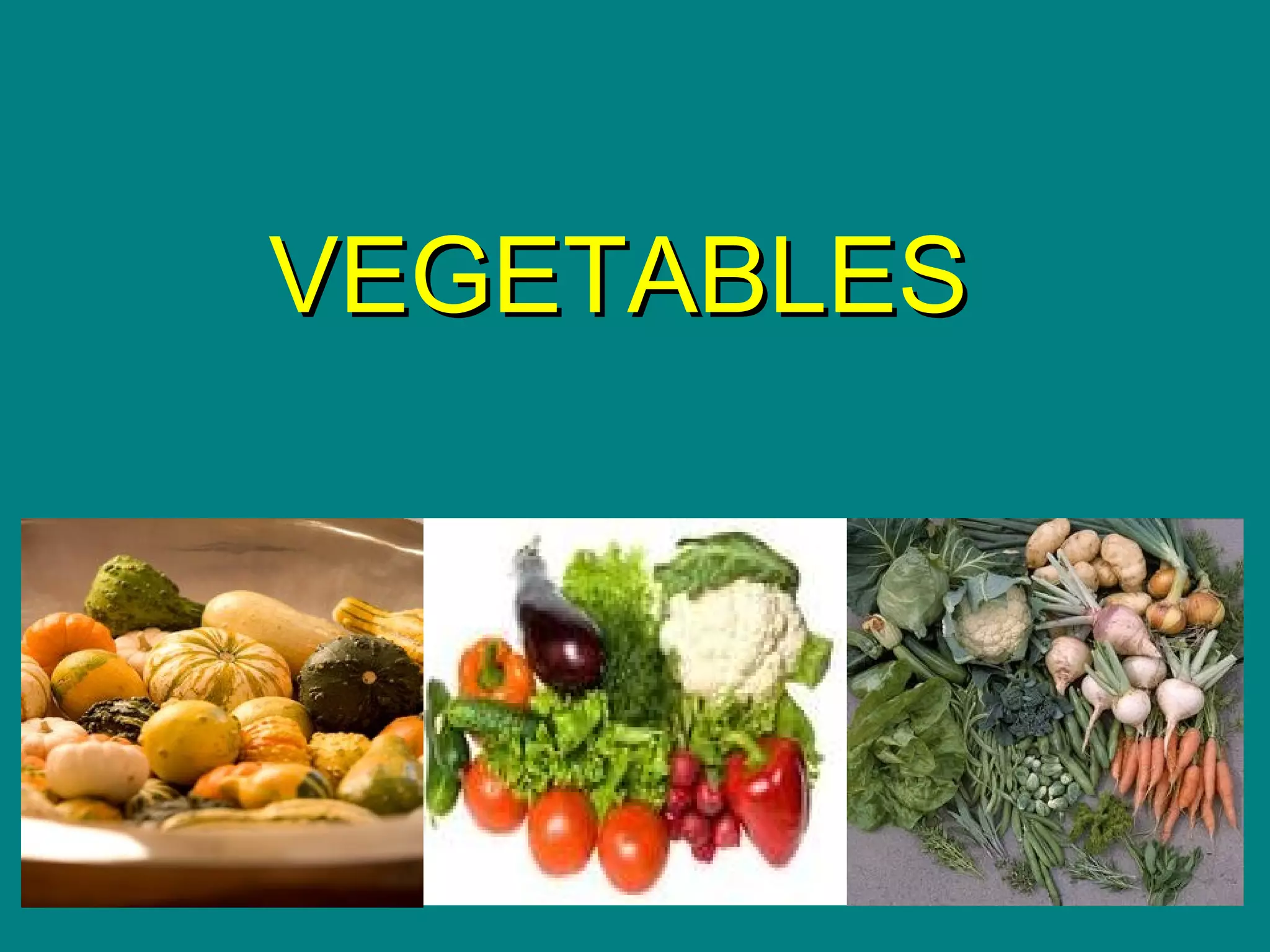 classification of vegetable | PDF