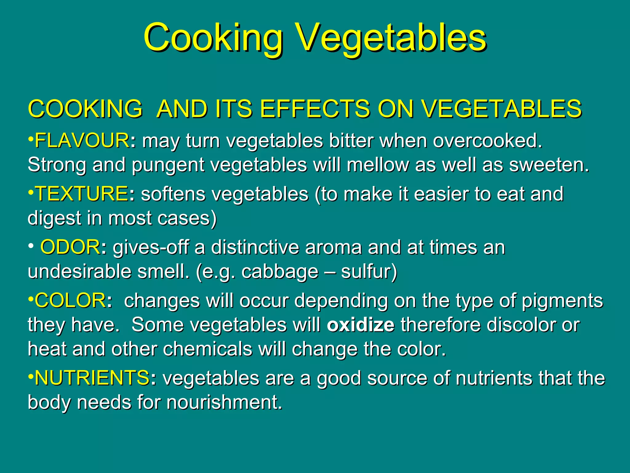 classification of vegetable | PDF