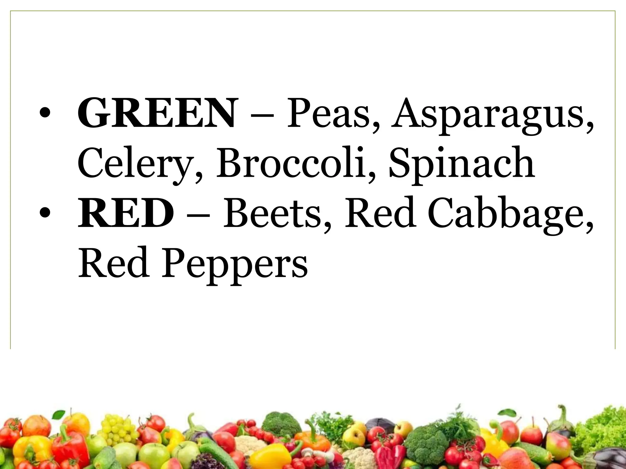 Classification of vegetables | PPTX
