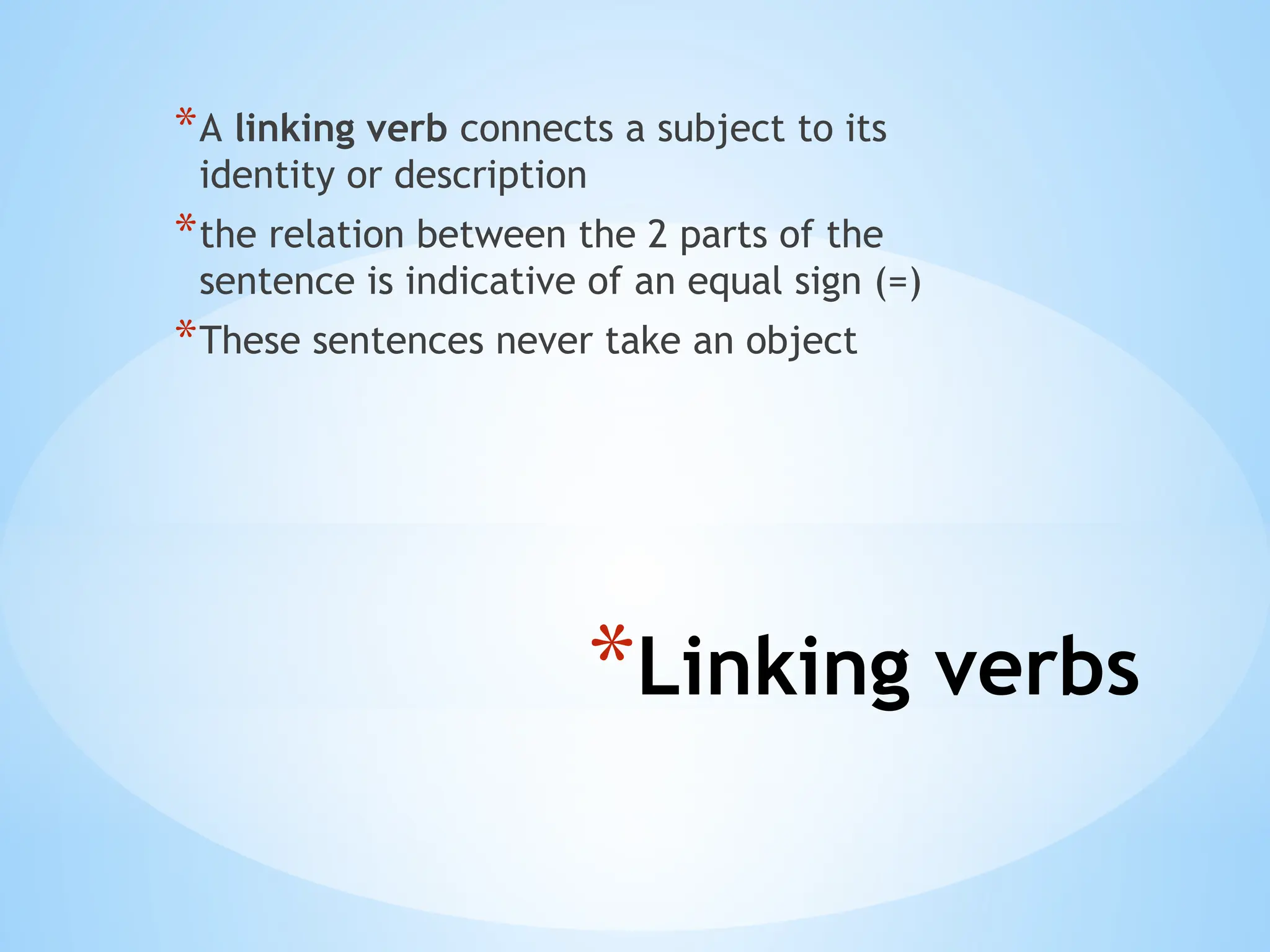 CLASSIFICATION OF VERBS stative vs action | PPTX