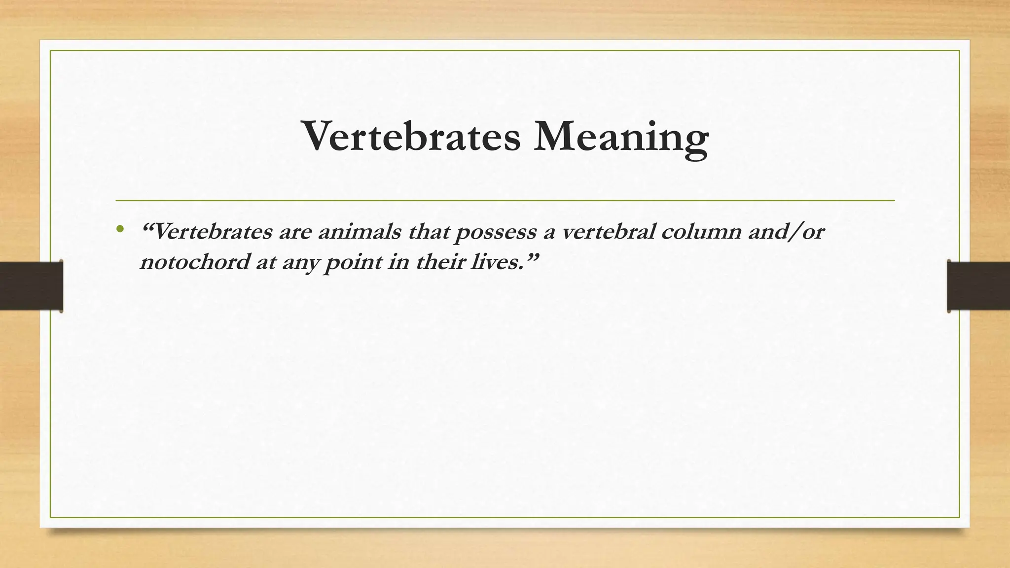 CLASSIFICATION OF VERTEBRATES ANIMALS.pptx | Fish and Aquariums | Pets