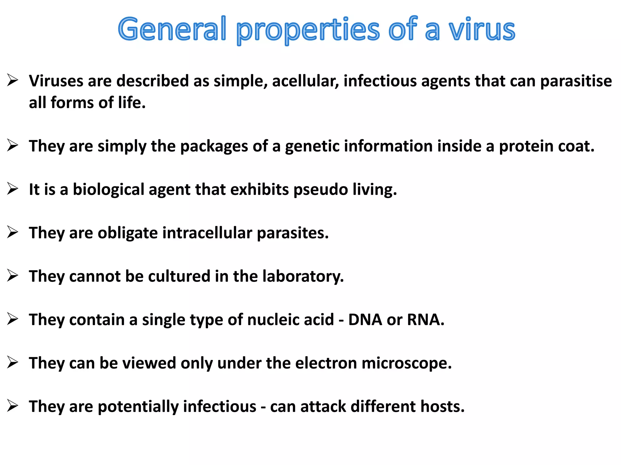 Classification of virus | PPTX