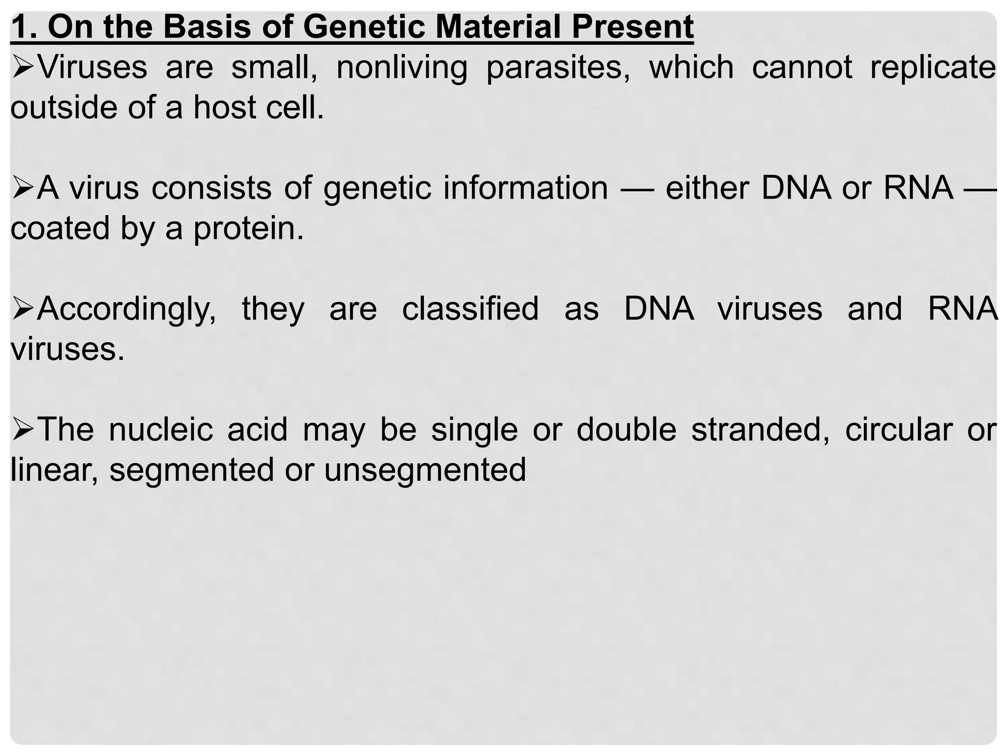 Classification of viruses | PPTX