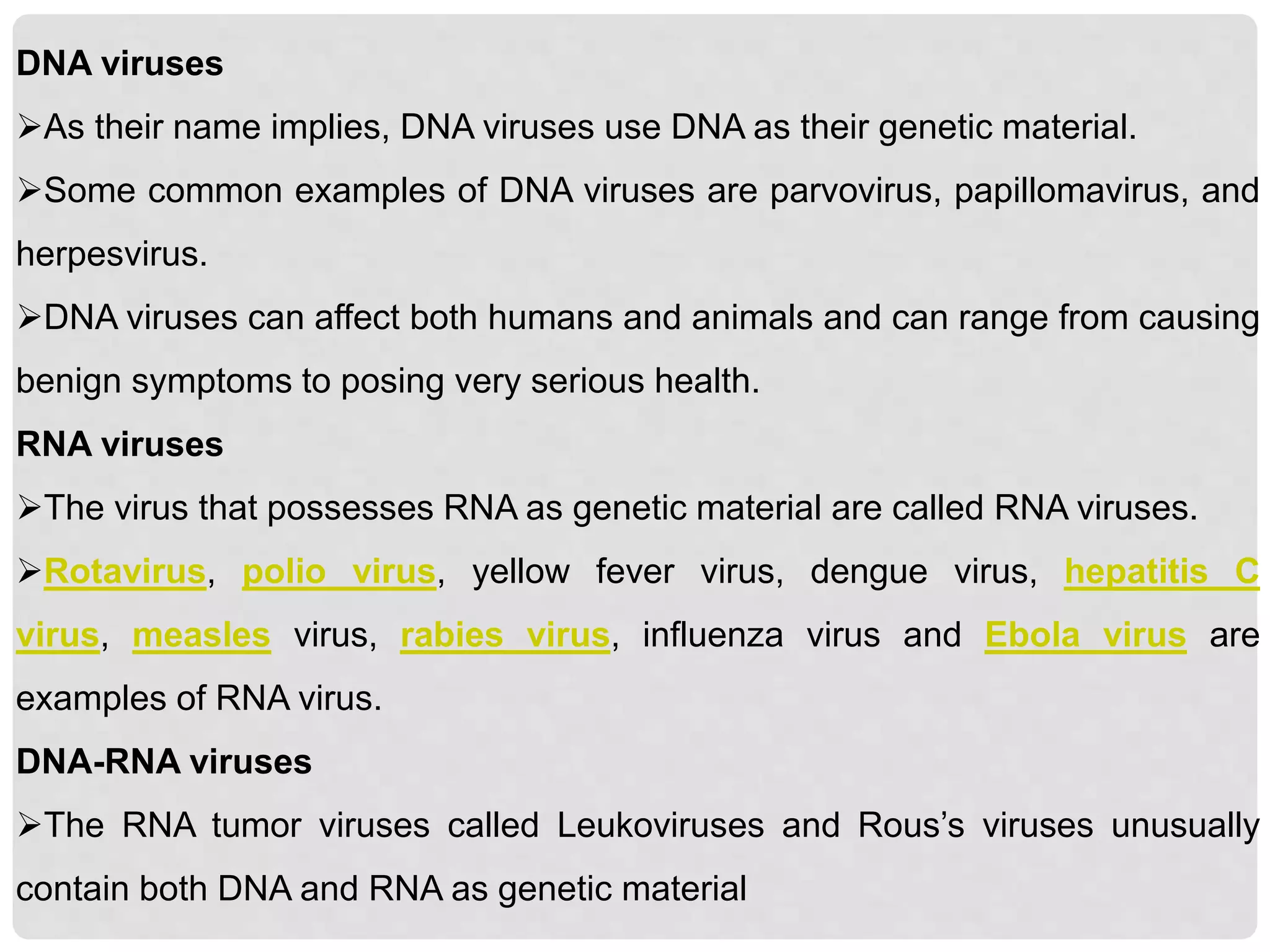 Classification of viruses | PPTX