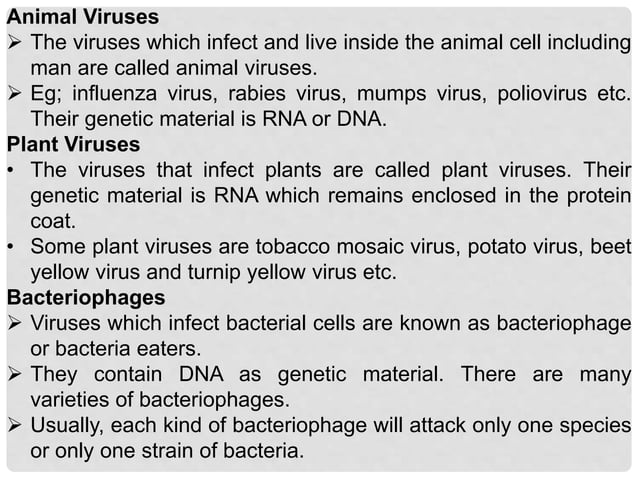 Classification of viruses | PPTX