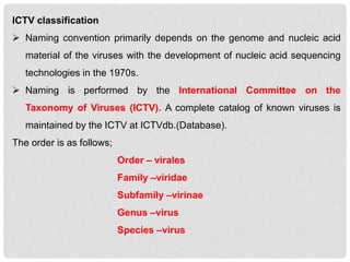 Classification of viruses | PPTX