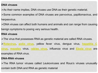 Classification of viruses | PPTX