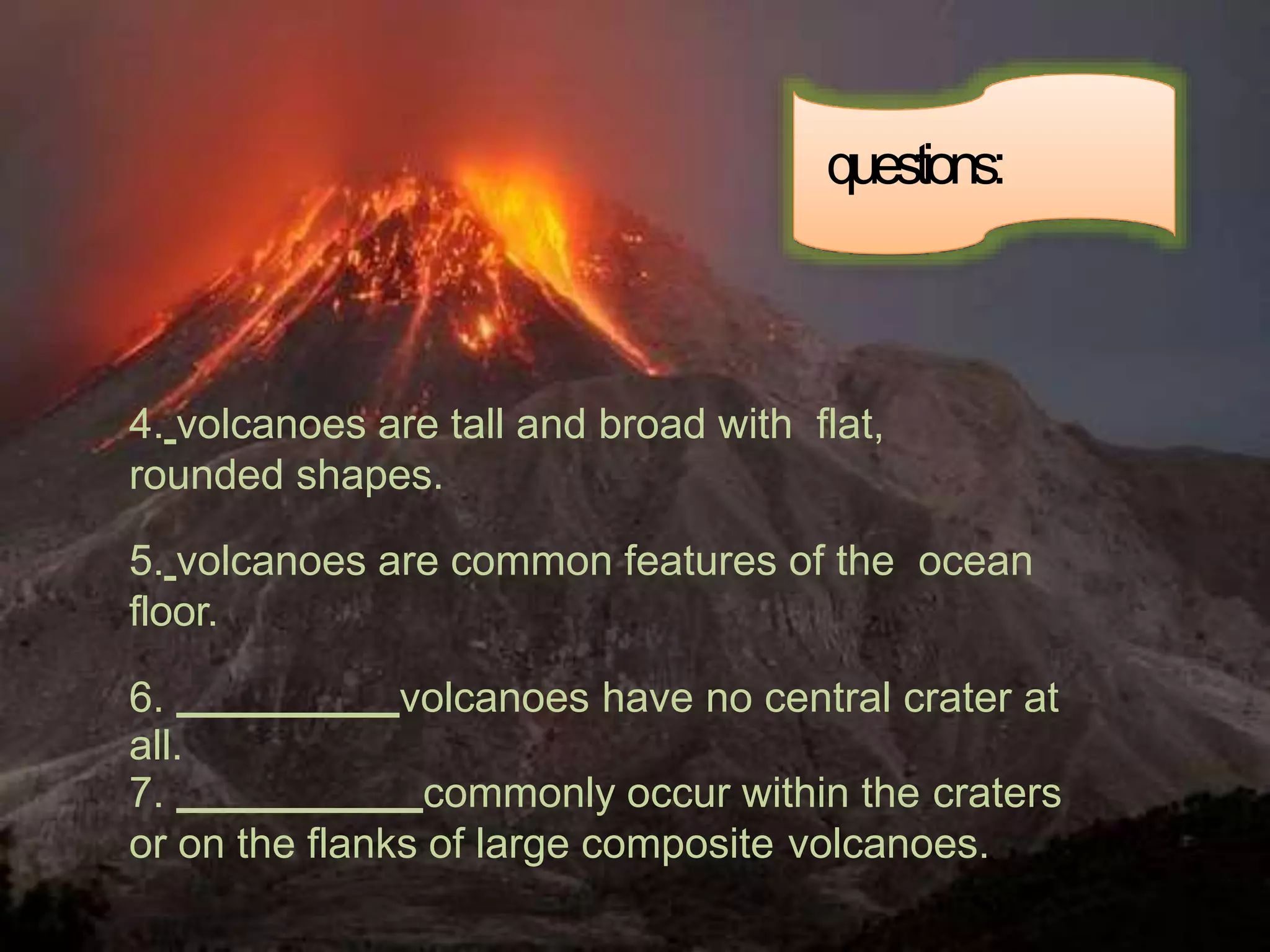 Classification of volcanoes | PPTX
