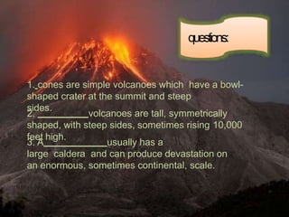 Classification of volcanoes | PPTX