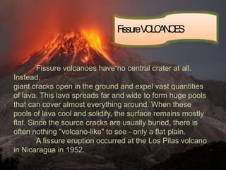 Classification of volcanoes | PPTX