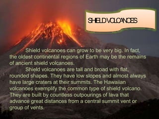 Classification of volcanoes | PPTX