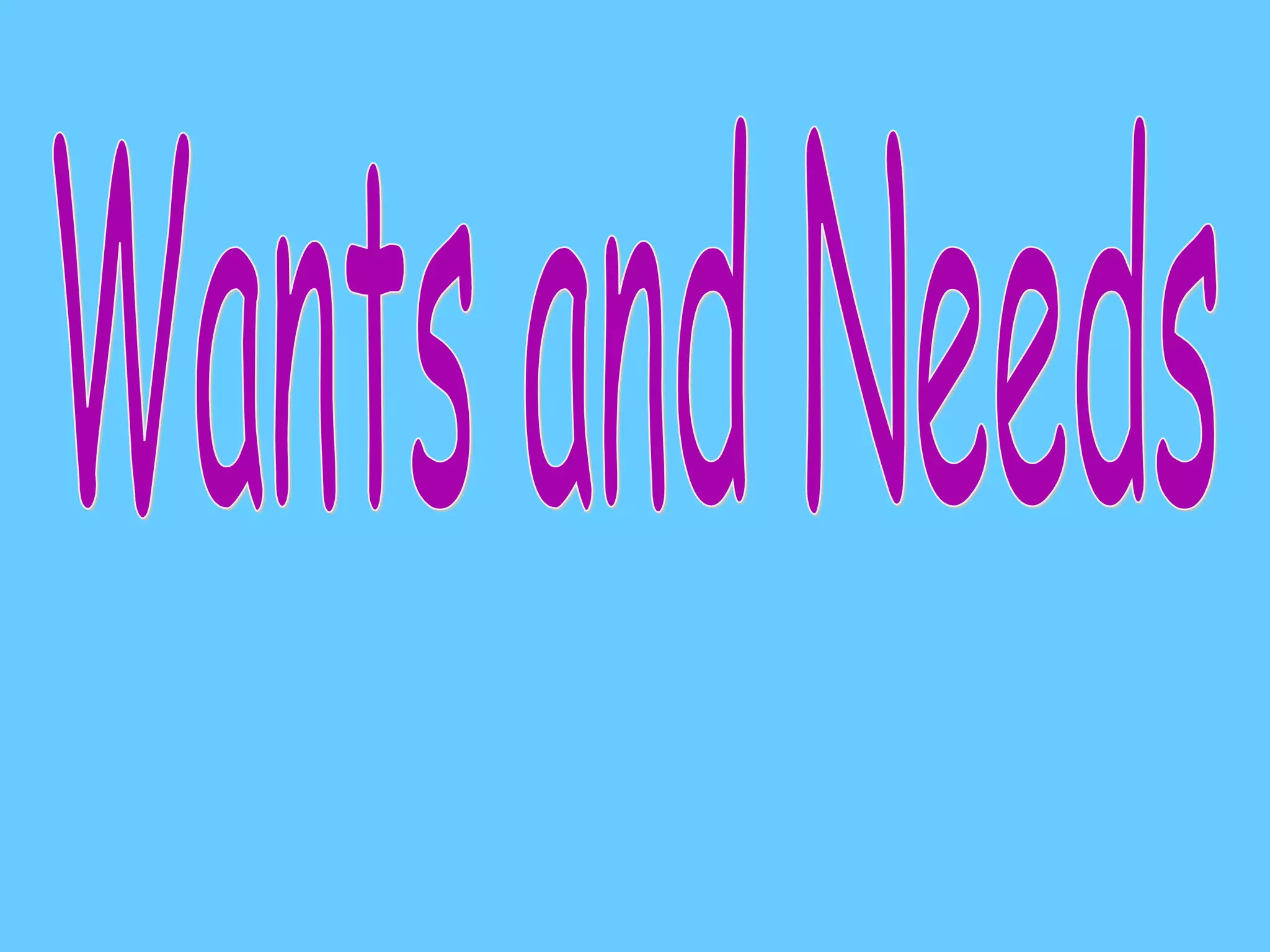 Classification of wants ppt gp | PPT