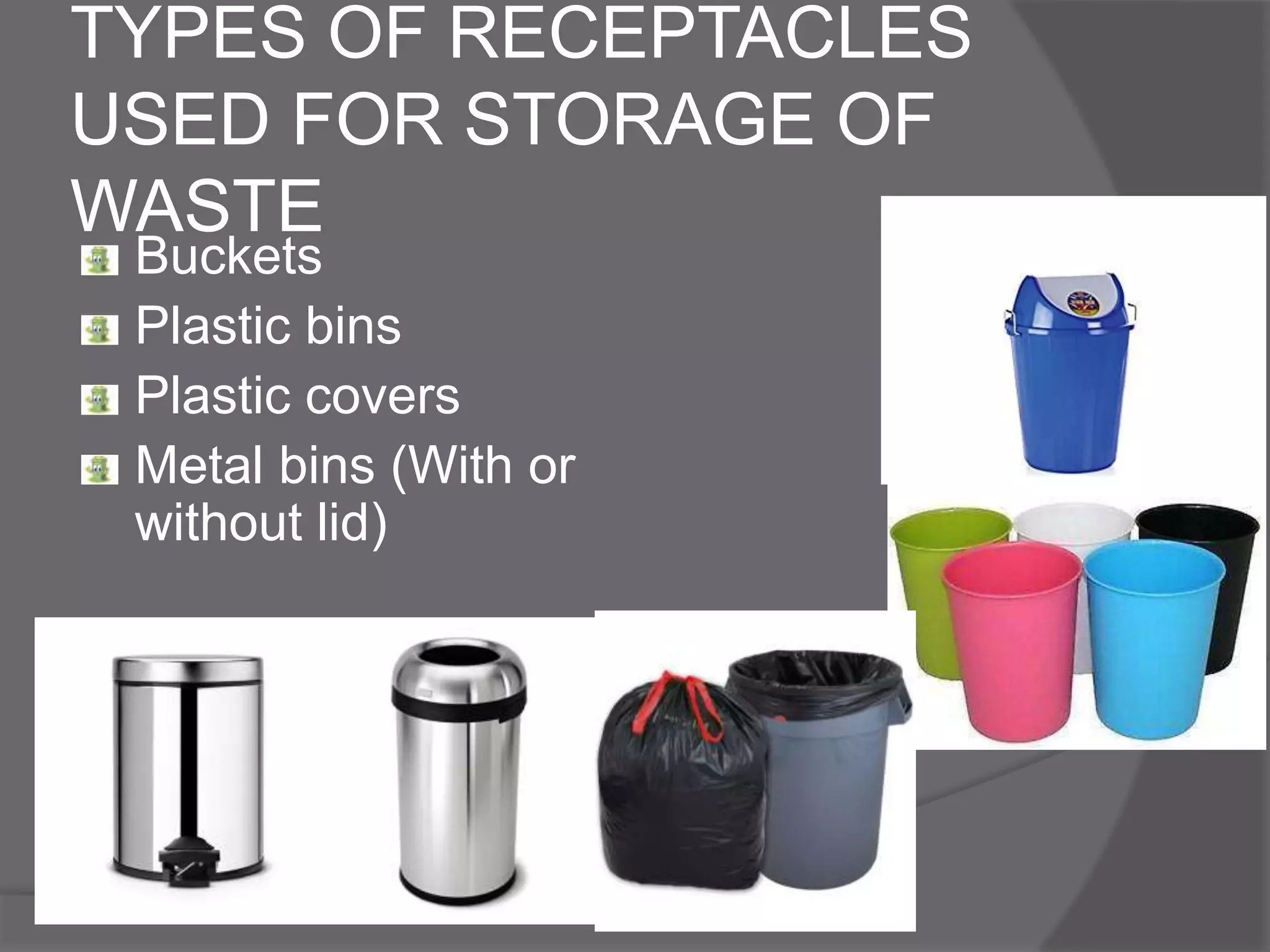 Classification of waste and storage methods | PPTX