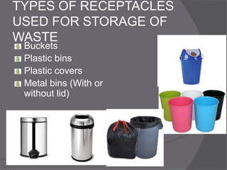 Classification of waste and storage methods | PPTX | Indoor ...