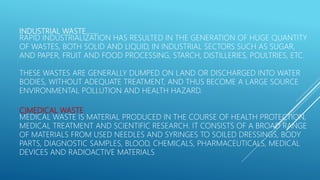 classification of waste and their characteristics | PPTX
