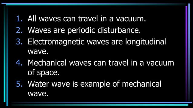 Classification of waves | PPTX | Physics | Science