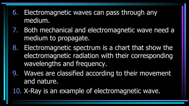 Classification Of Waves Pptx Physics Science
