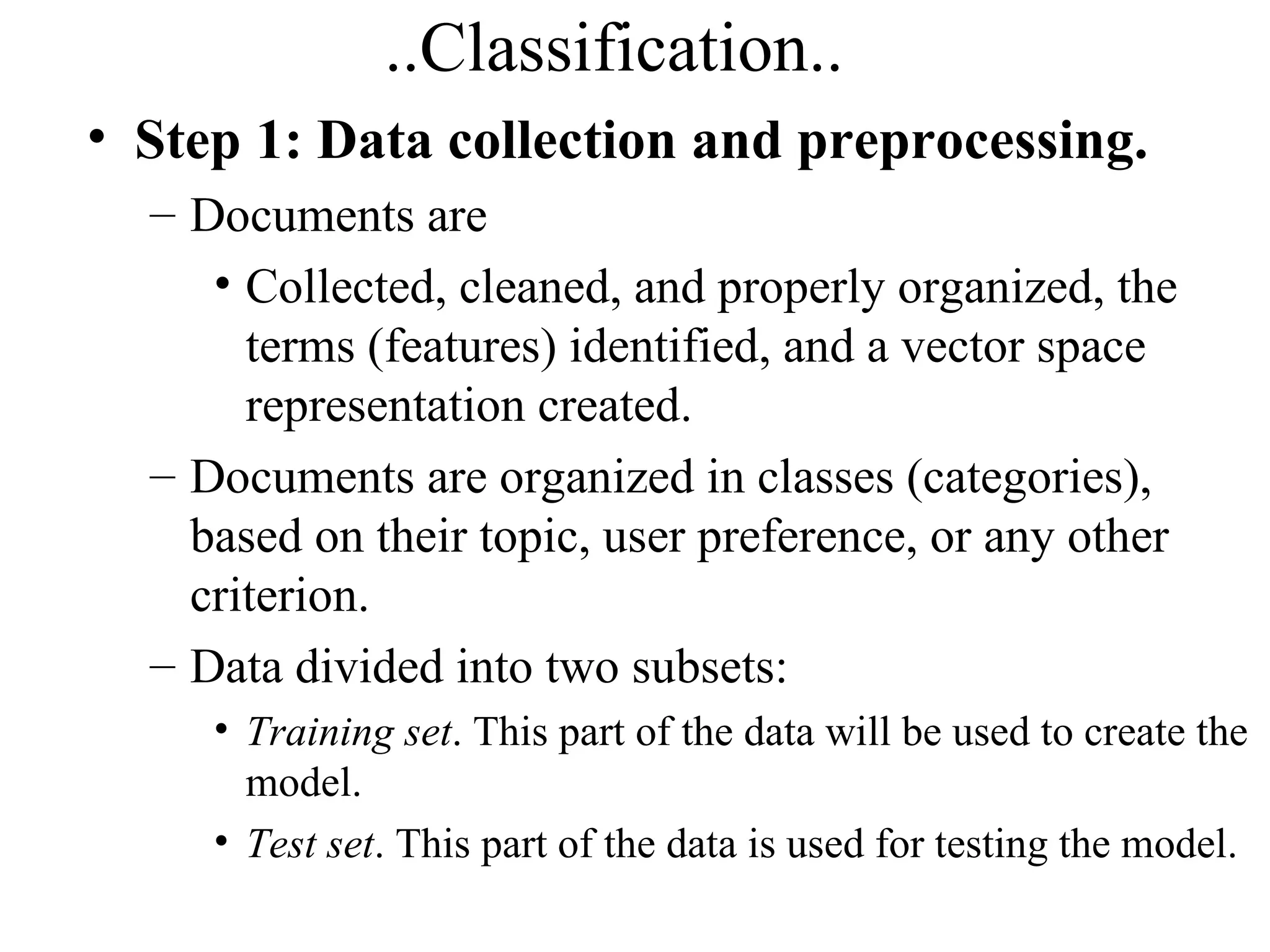 Classification Of Web Documents | PPT
