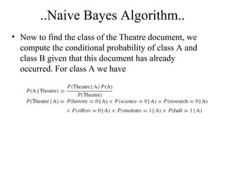 Classification Of Web Documents | PPT