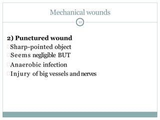 CLASSIFICATION OF WOUNDS BDS 3rd year .pptx