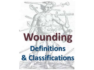 Definitions, Biophysics and Classifications of wounding | PPT