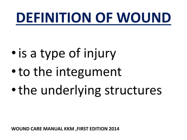 Classification of wounds | PPTX | First Aid | Injuries