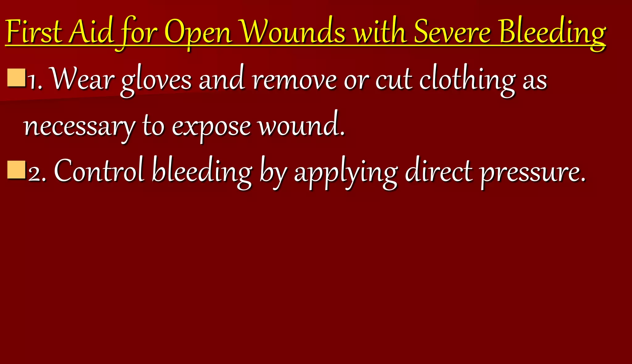 Classification of wounds | PPT | First Aid | Injuries
