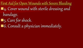 Classification of wounds | PPT | First Aid | Injuries
