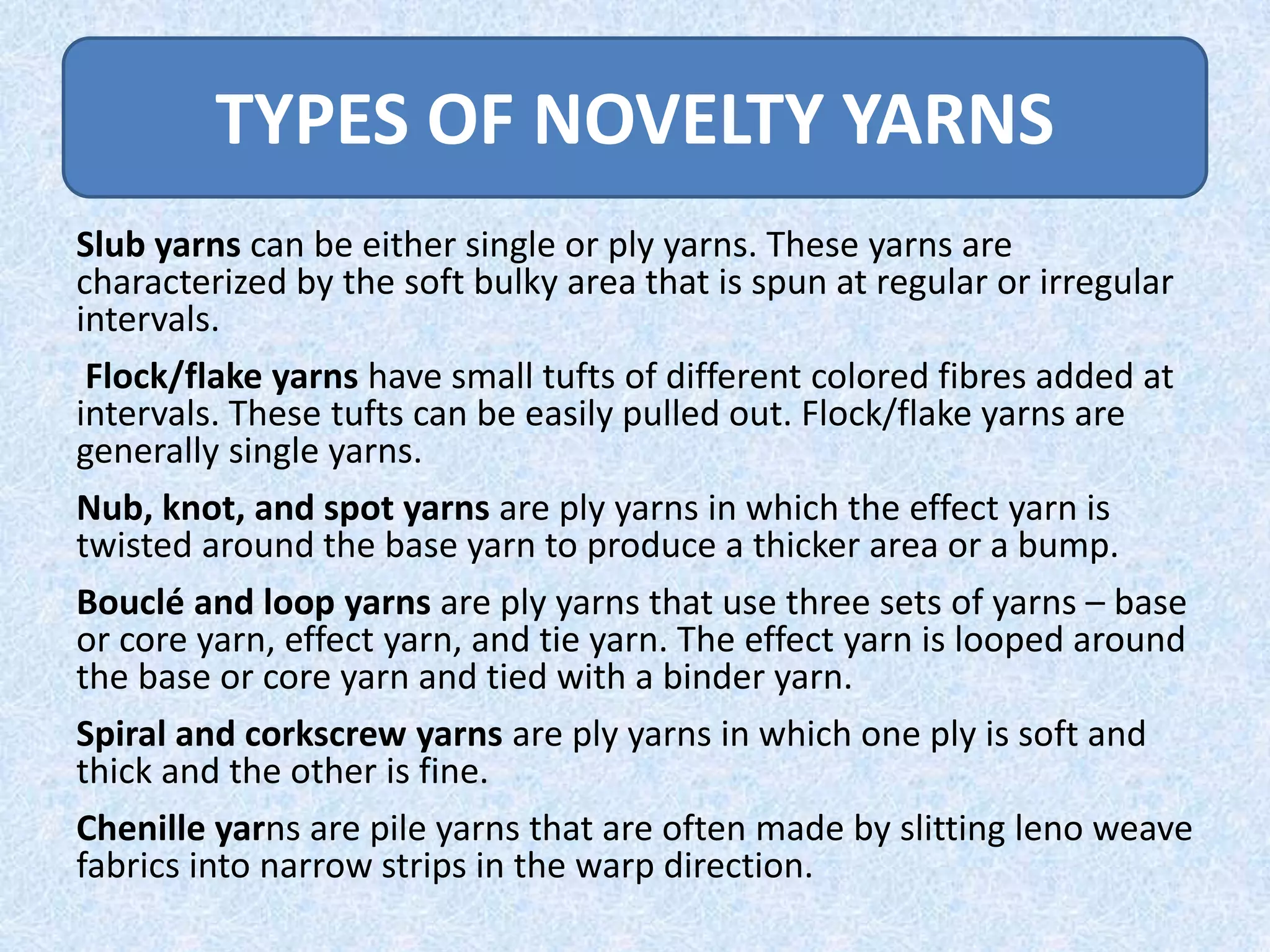 CLASSIFICATION OF YARN.pdf
