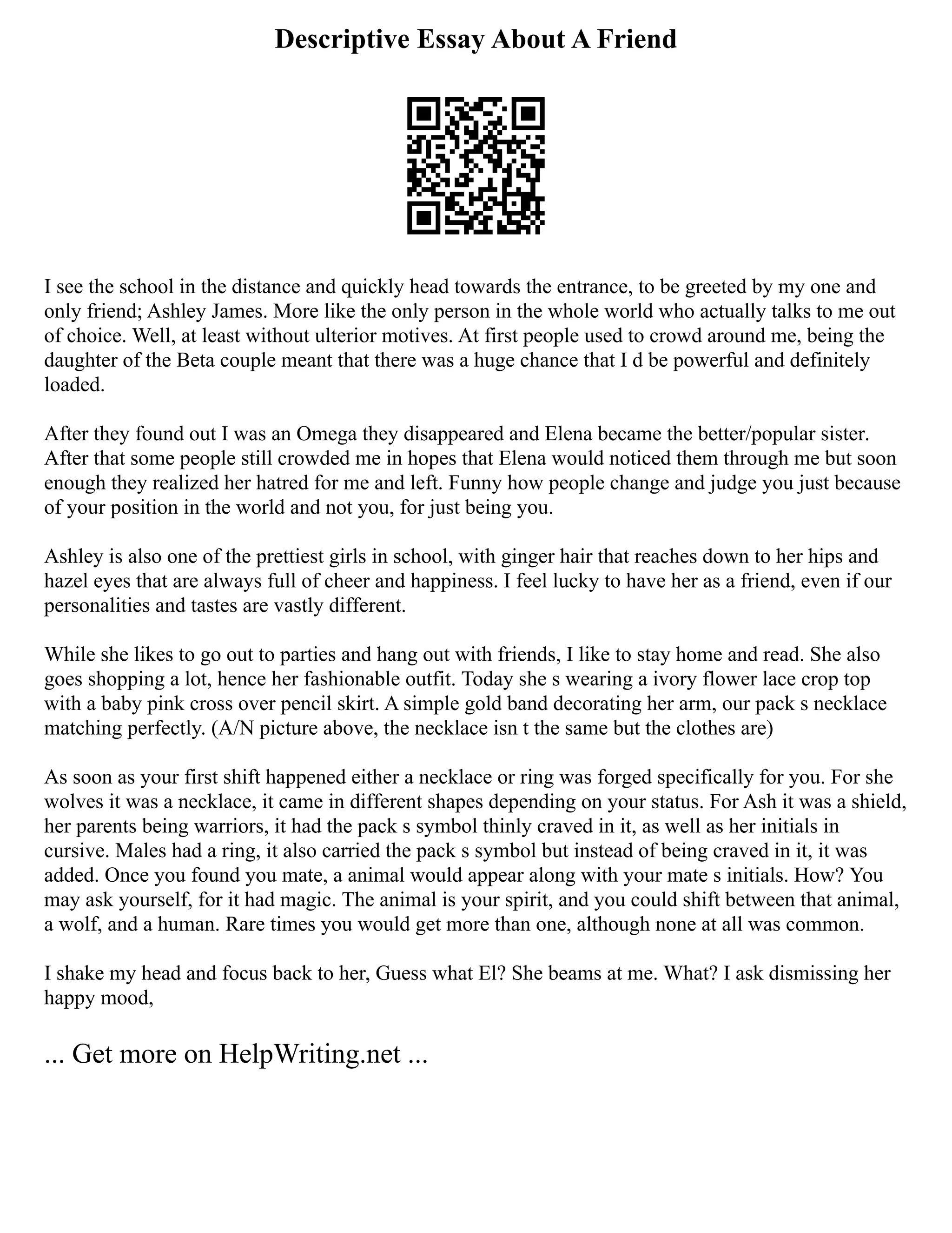 Classification Paragraph Examples. Classification P | PDF