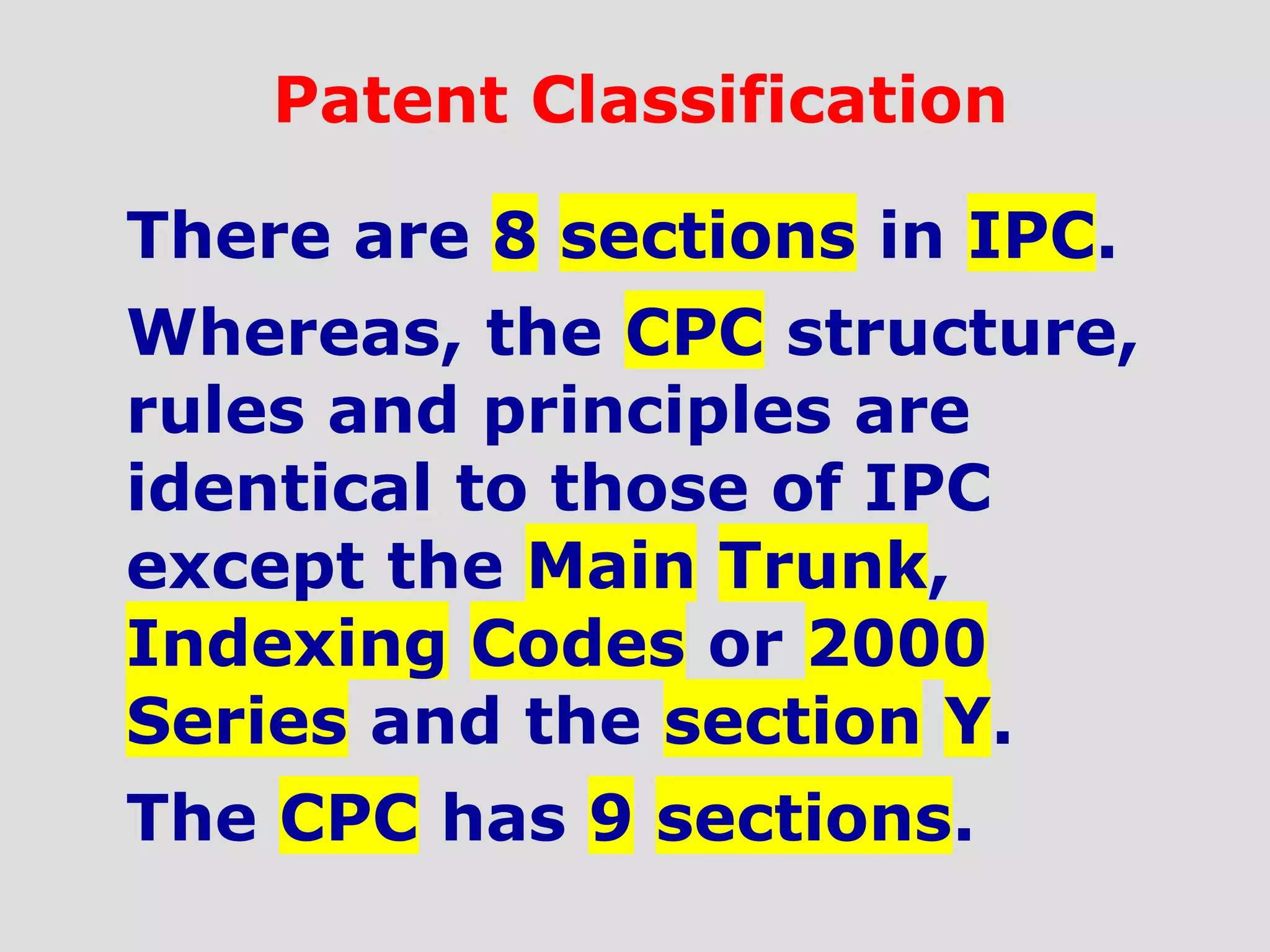 Patent Classification | PDF