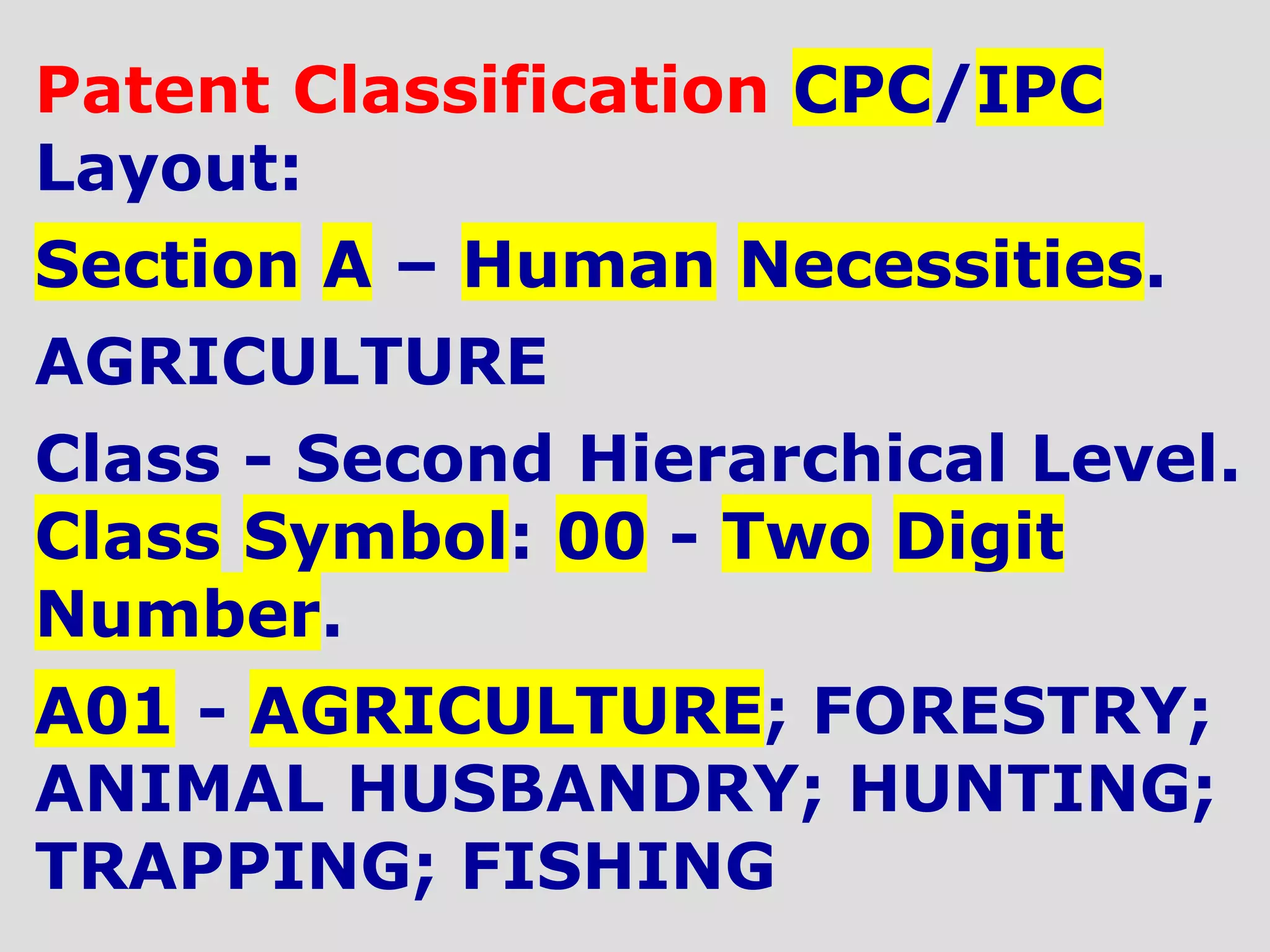 Patent Classification | PDF