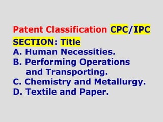 Patent Classification | PDF