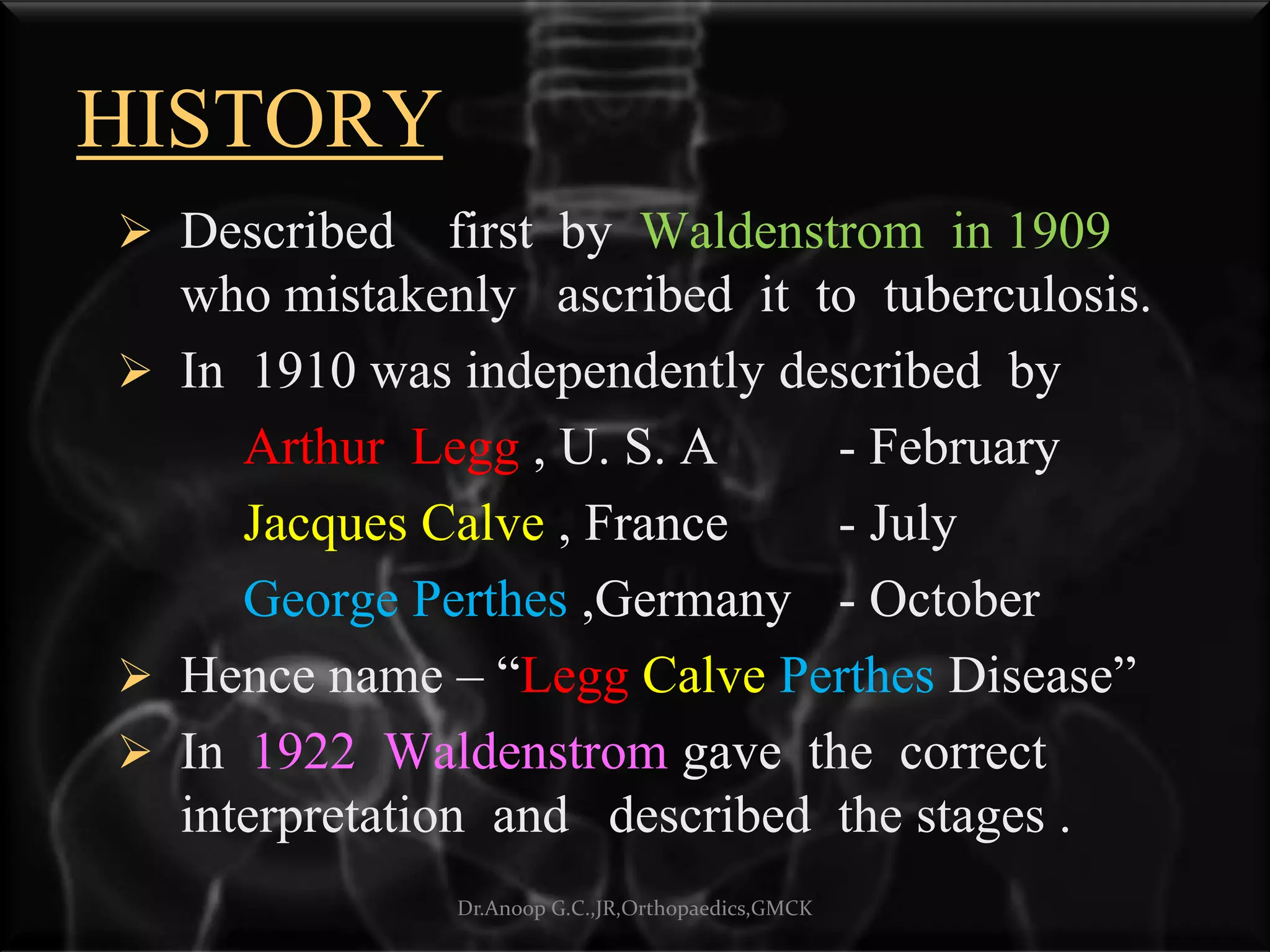 Classification perthes Disease | PDF