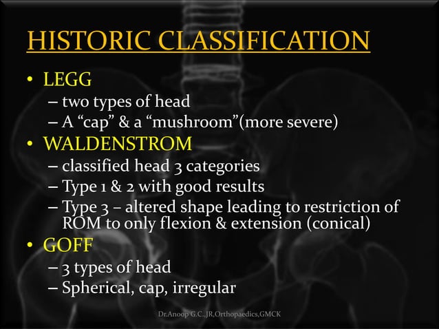 Classification perthes Disease | PDF