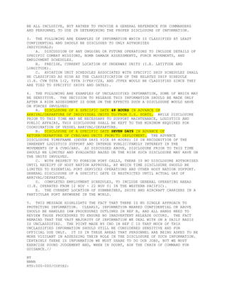 Classification policy for ship and ssn movements | PDF