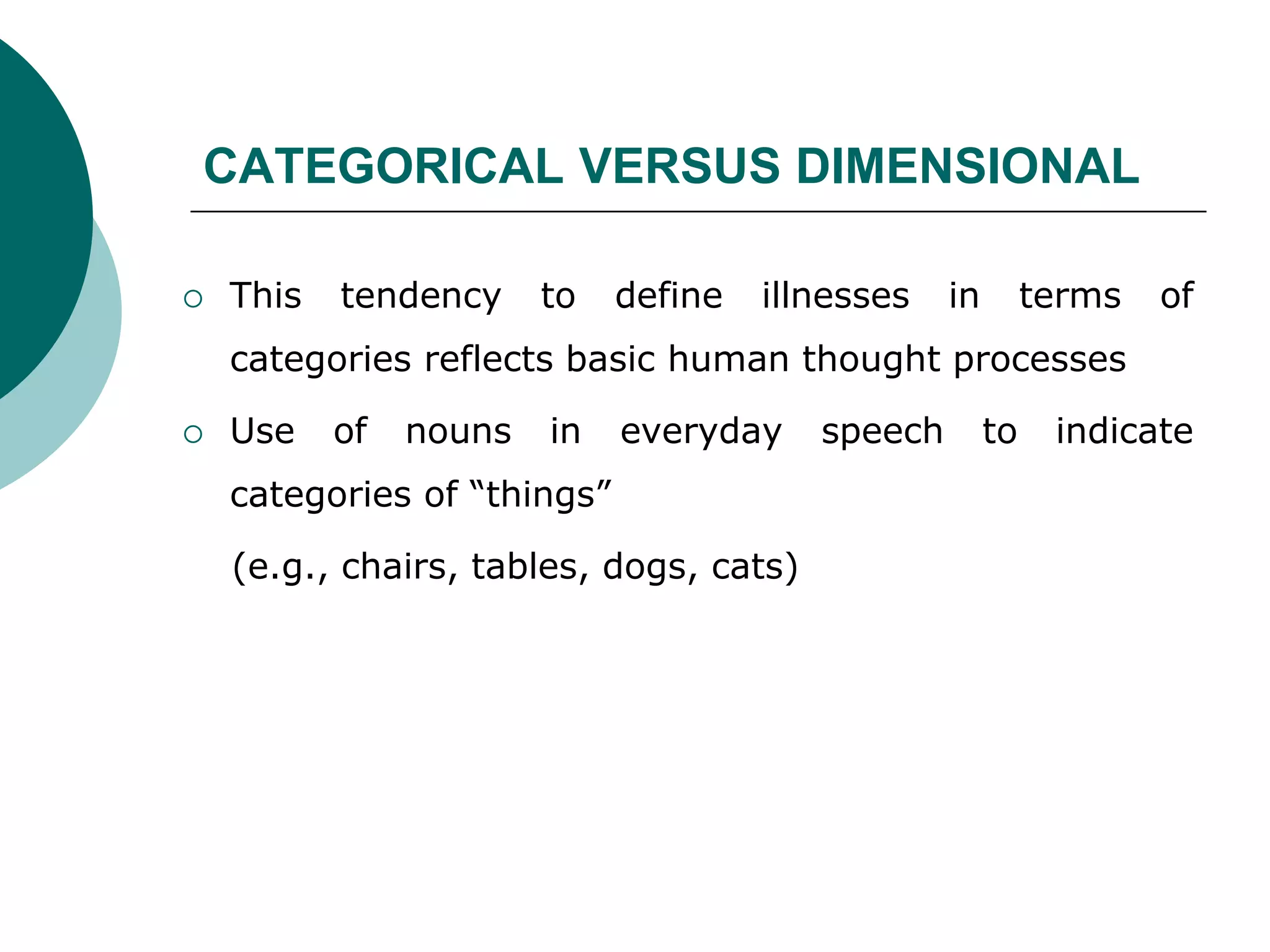 Classification of psychiatric disorders | PPTX