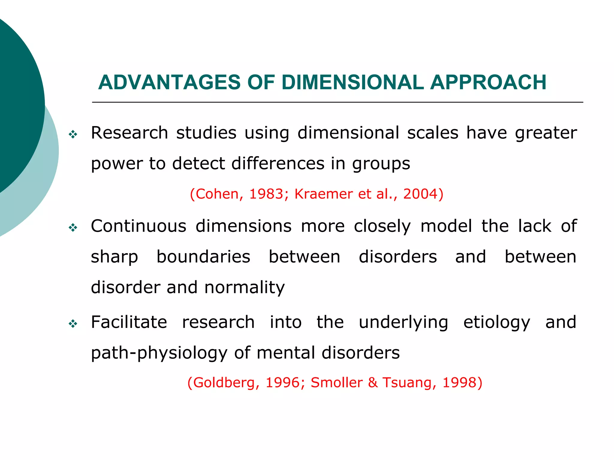 Classification of psychiatric disorders | PPTX