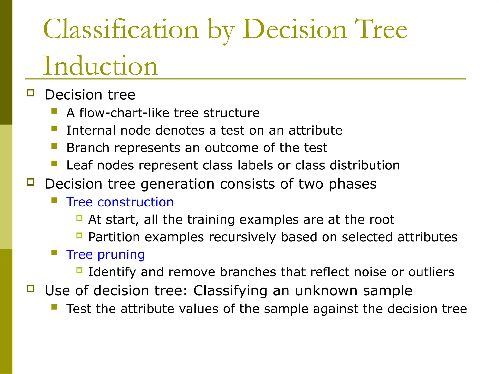 DWDM - Classification and Prediction PowerPoint presentation | PPTX