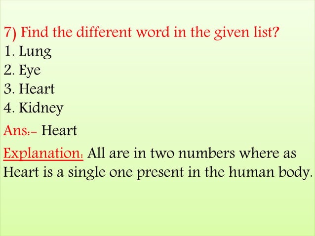 Classification questions and answers | PPT