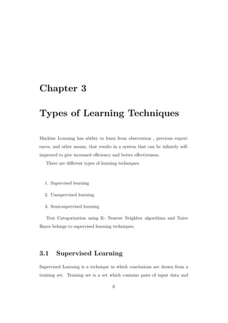 Text Classification/Categorization | PDF