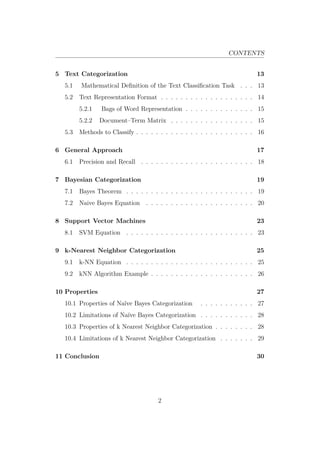 Text Classification/Categorization | PDF | Web Development | Internet