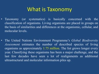 Classification seven kingdom | PPTX