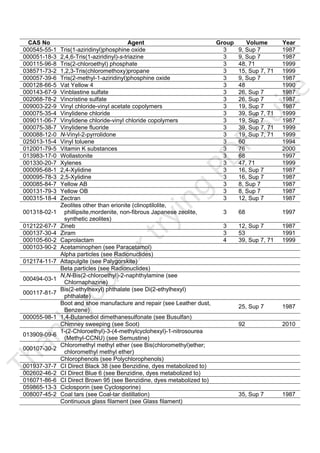 Agentes clasificados por grupos segun IARC | PDF