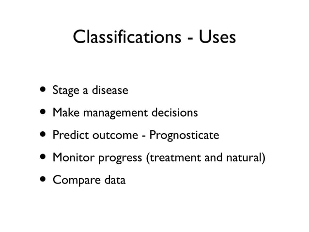 Classifications in ent | PPT