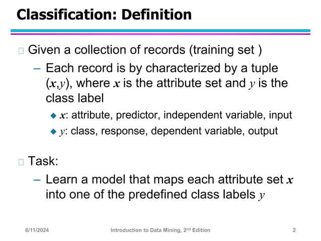 Classification Slides and decision tree .ppt